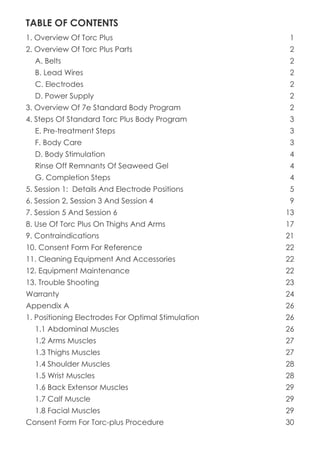 Torc plus training manual | PDF