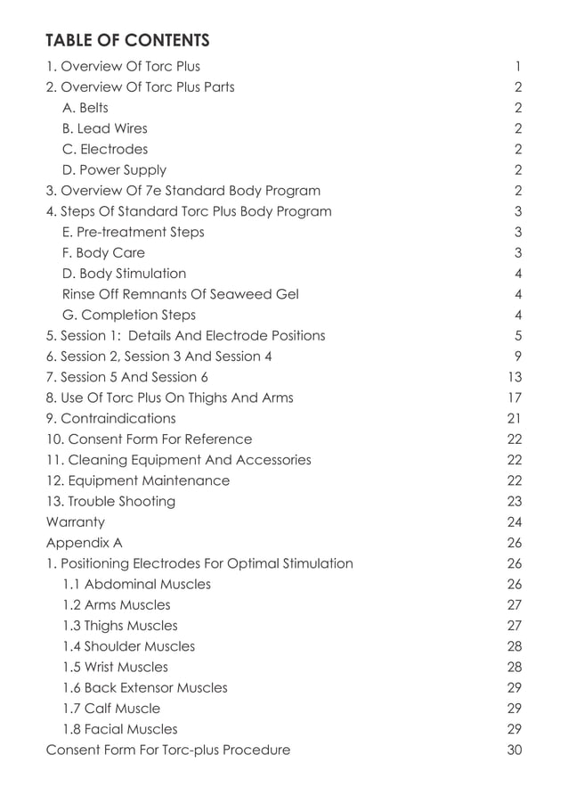 Torc plus training manual | PDF