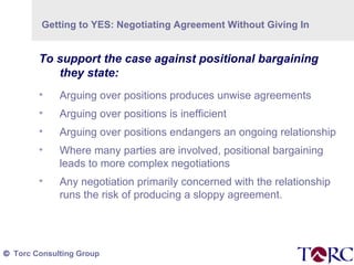 Torc Thumbnail 4 Getting To Yes - Negotiating Agreement Without Giving ...
