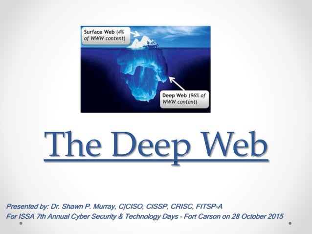 ToR - Deep Web | PPT