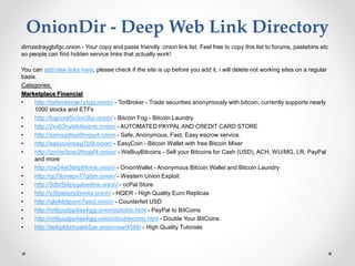 ToR - Deep Web | PPT