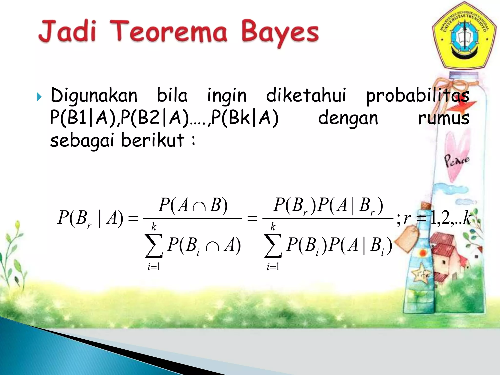Torema bayes - Statistika | PPTX