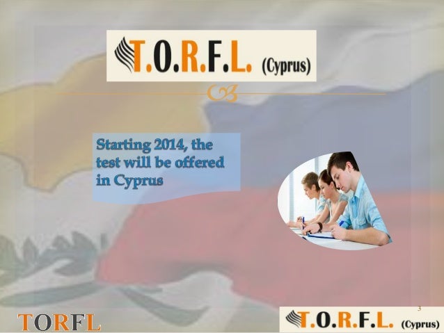 TORFL RUSSIAN LANGUAGE EXAM