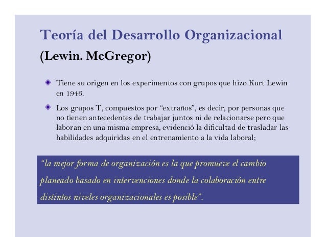 Teorias De La Organizacion