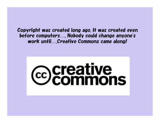 creative commons vs. copyright | PDF