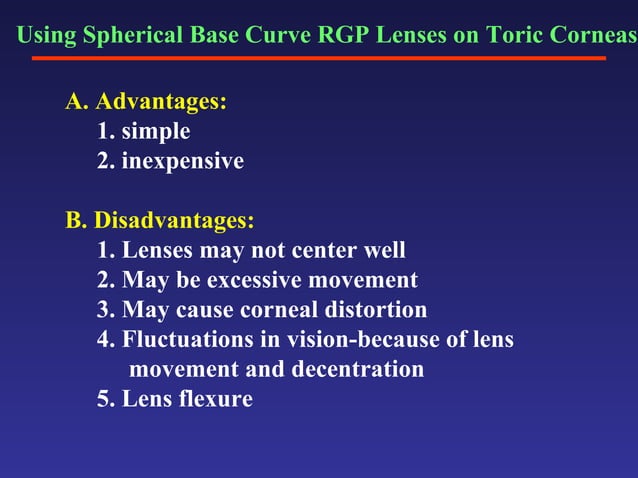Toric rgp fit | PPT