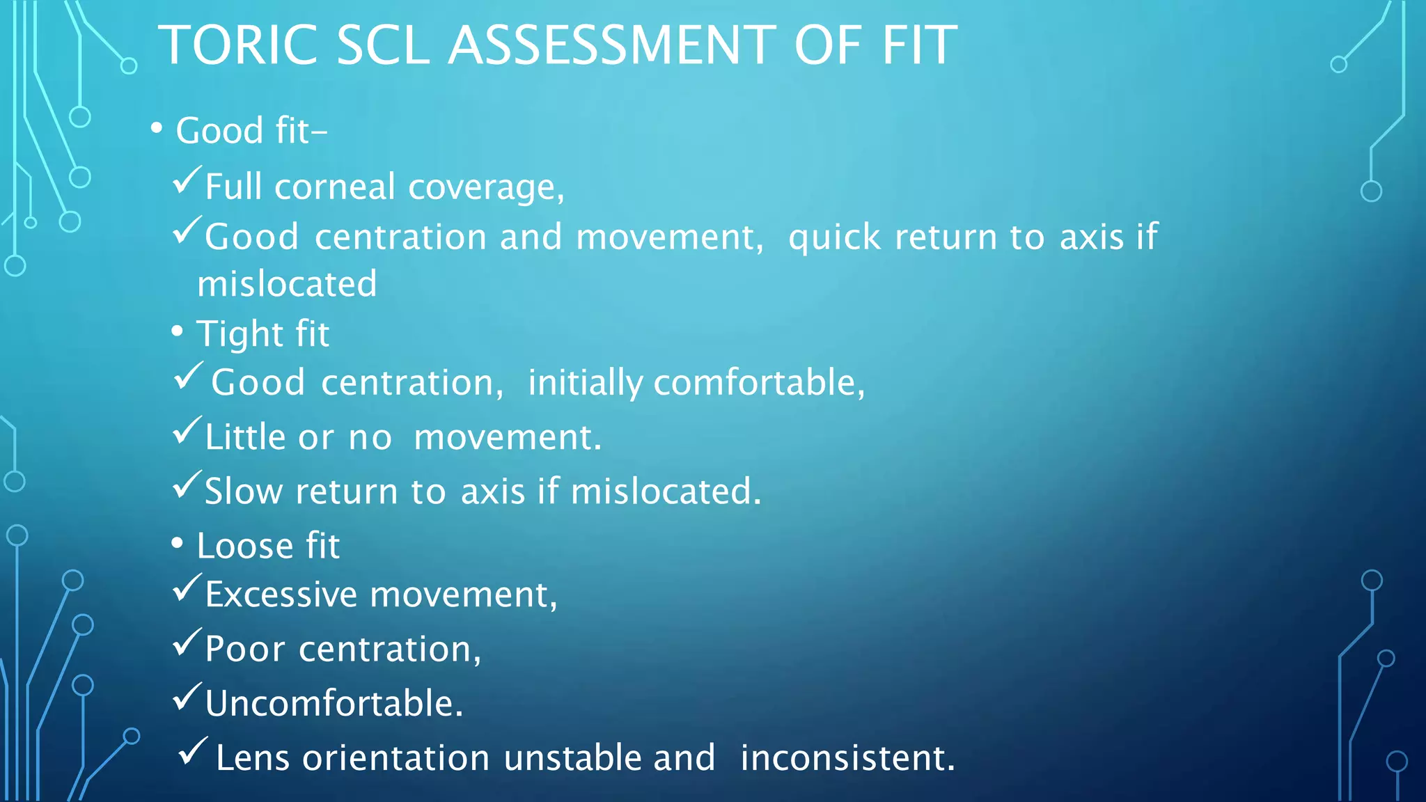 Soft Toric Contact lens | PPTX