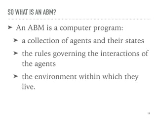 Organizational network analysis and agent-based modeling | PPT