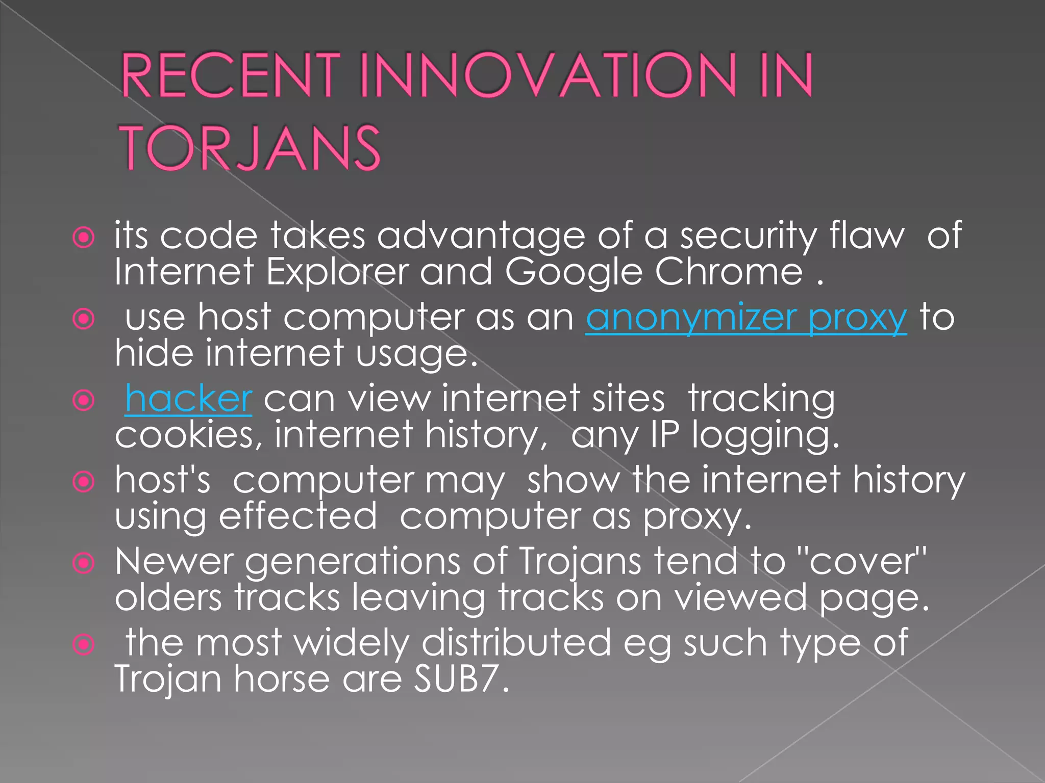 Torjan horse virus | PPTX