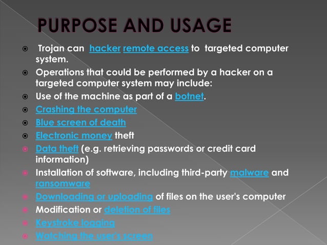 Torjan horse virus | PPTX