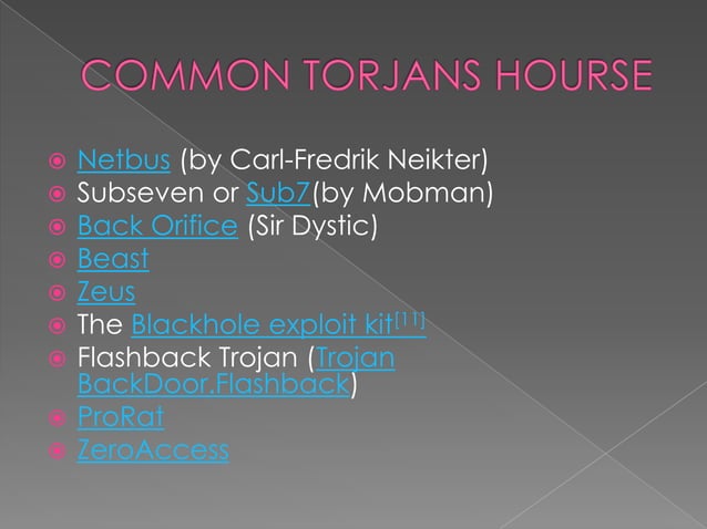 Torjan horse virus | PPTX