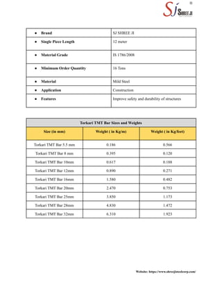 Torkari TMT Bar | PDF