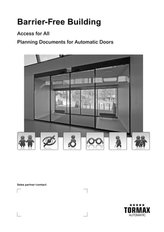 Tormax united-kingdom i-motion-2401_specifications_barrier-free ...