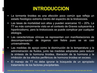 TORMENTA TIROIDEA emergencia capitulo san juan bautista | PDF