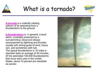 Tornados can hurt everyone so teach it ! | PDF