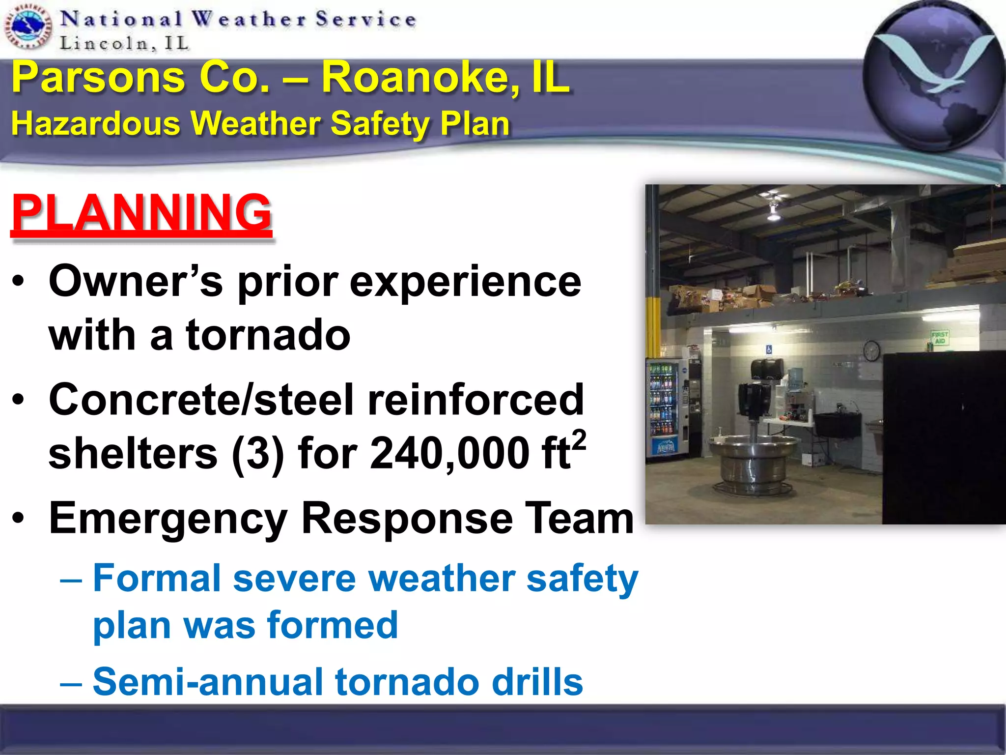 Tornado Preparedness Saves Lives - Nat. Weather Service | PPT