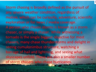 Tornado chasing | PPT