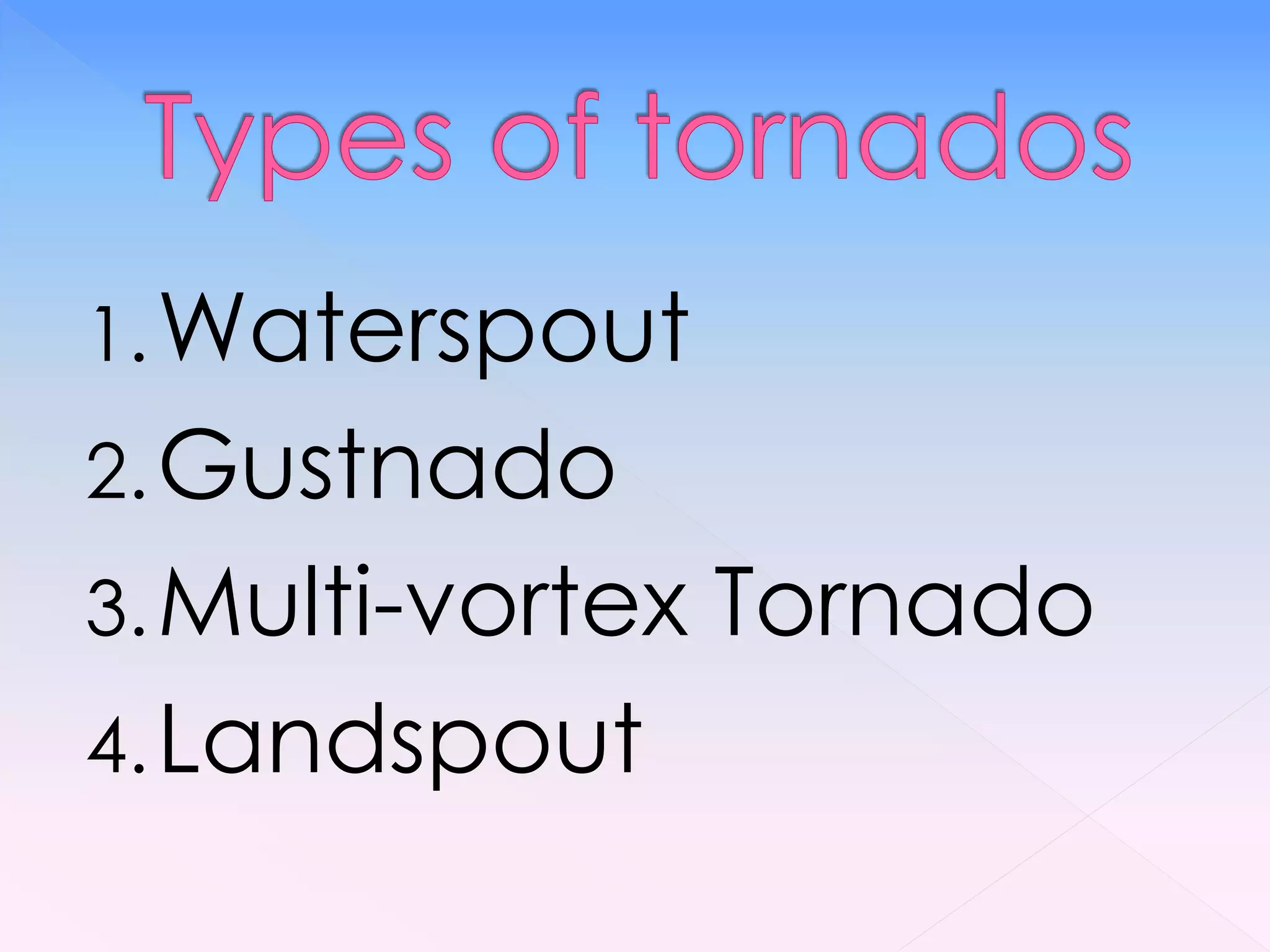 Tornado disaster management | PPTX