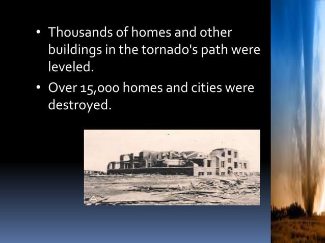 Tornadoes natural disaster | PPT