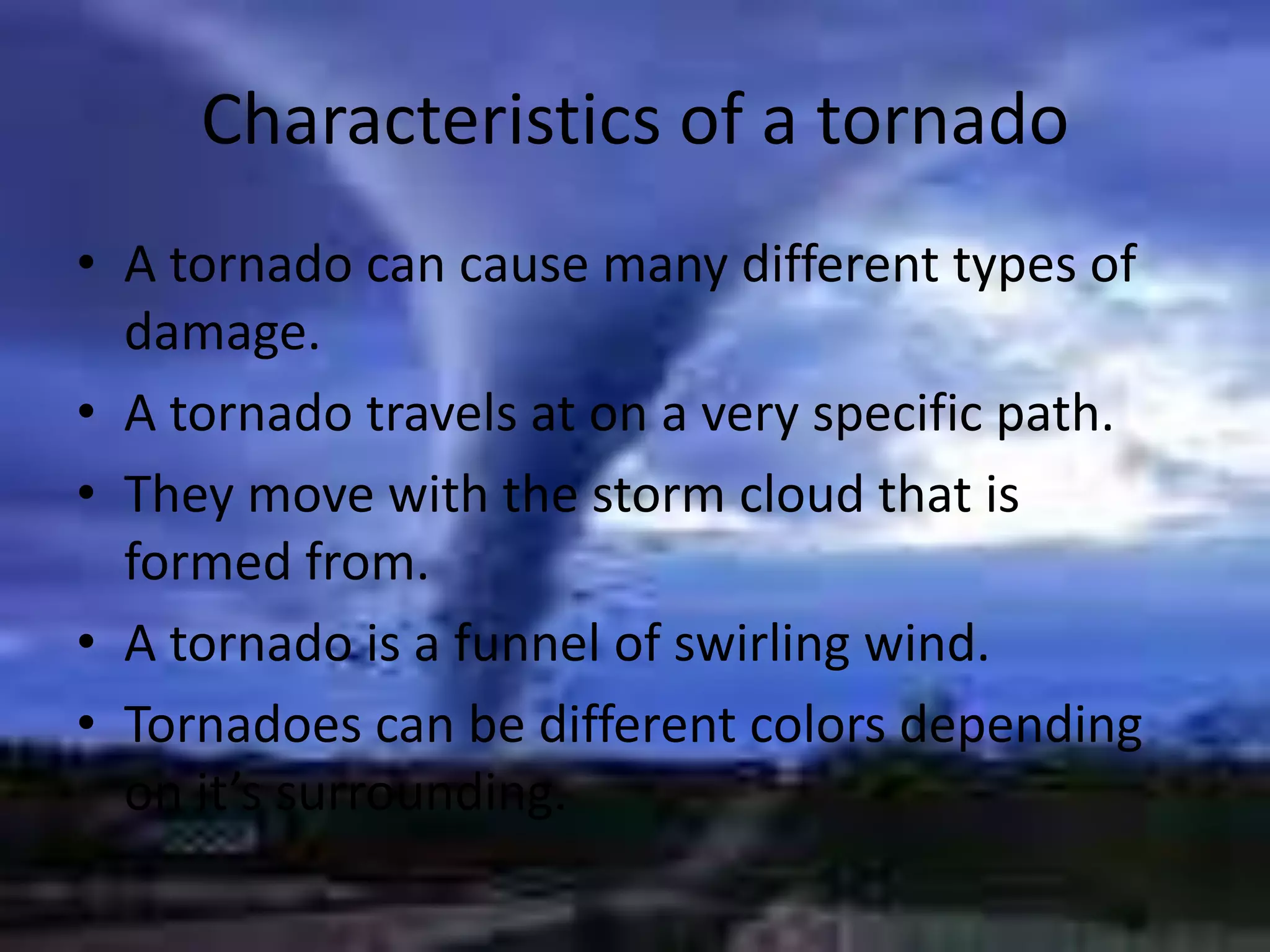 Tornadoes | PPTX