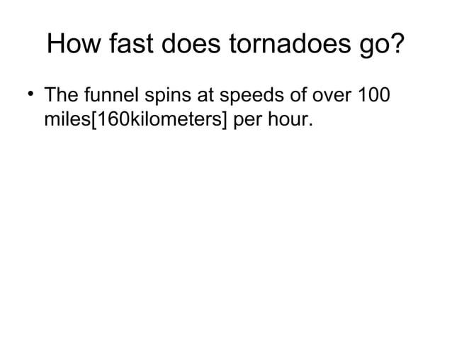 Tornadoes research project | PPT