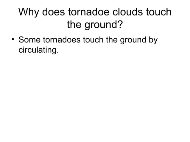 Tornadoes research project | PPT