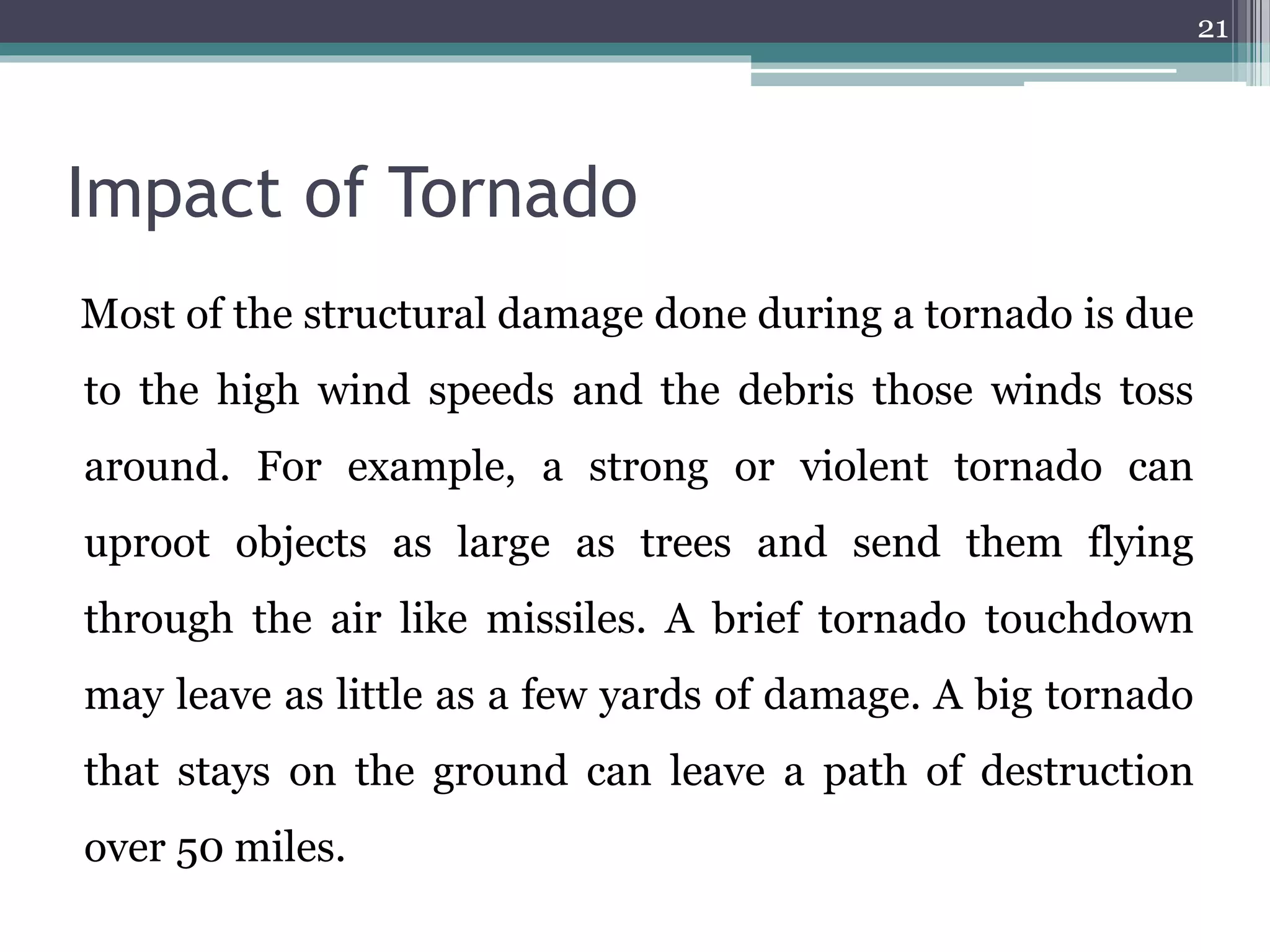 Tornado: Local Disaster but National Concern | PPTX