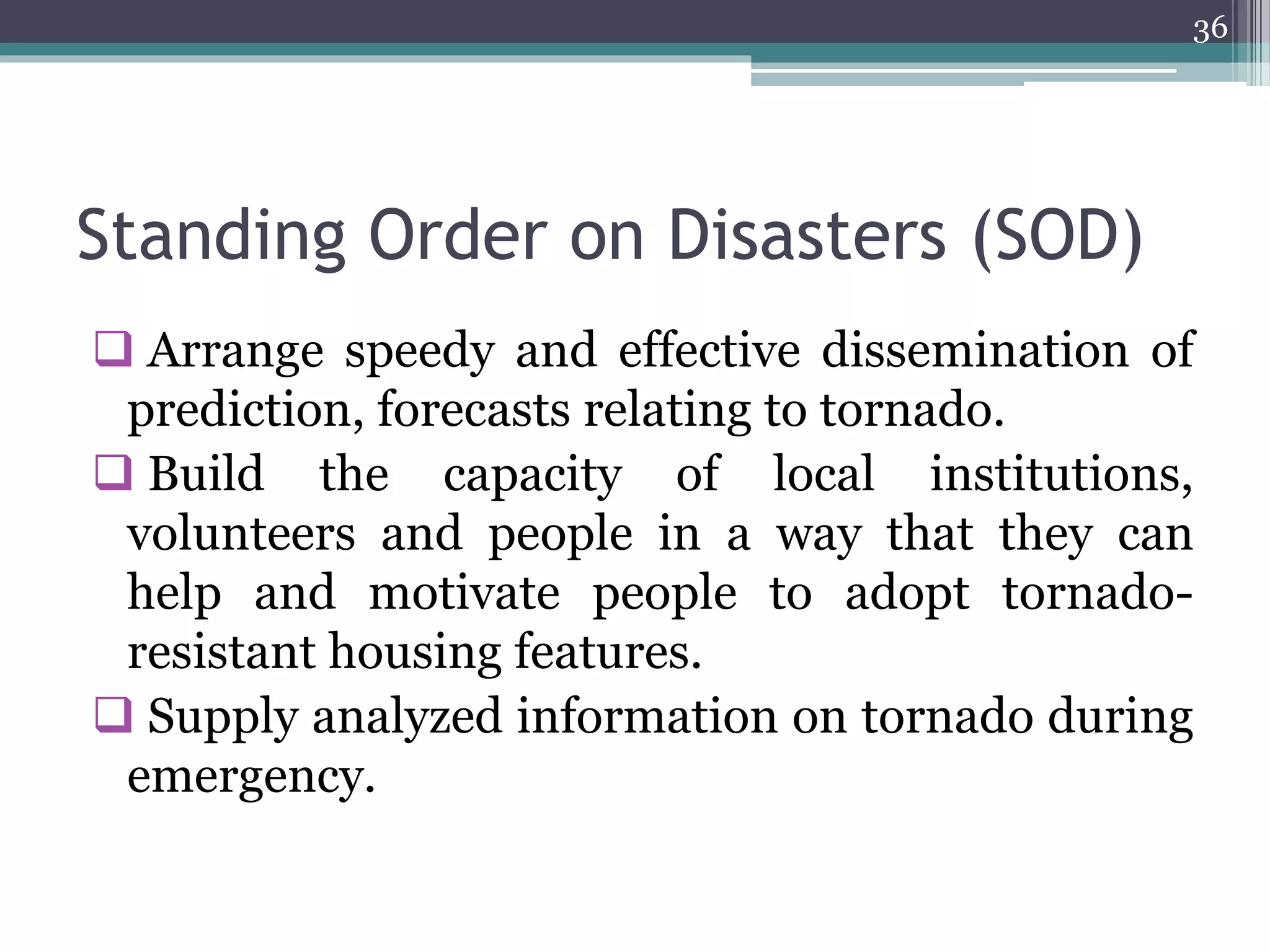 Tornado: Local Disaster but National Concern | PPTX