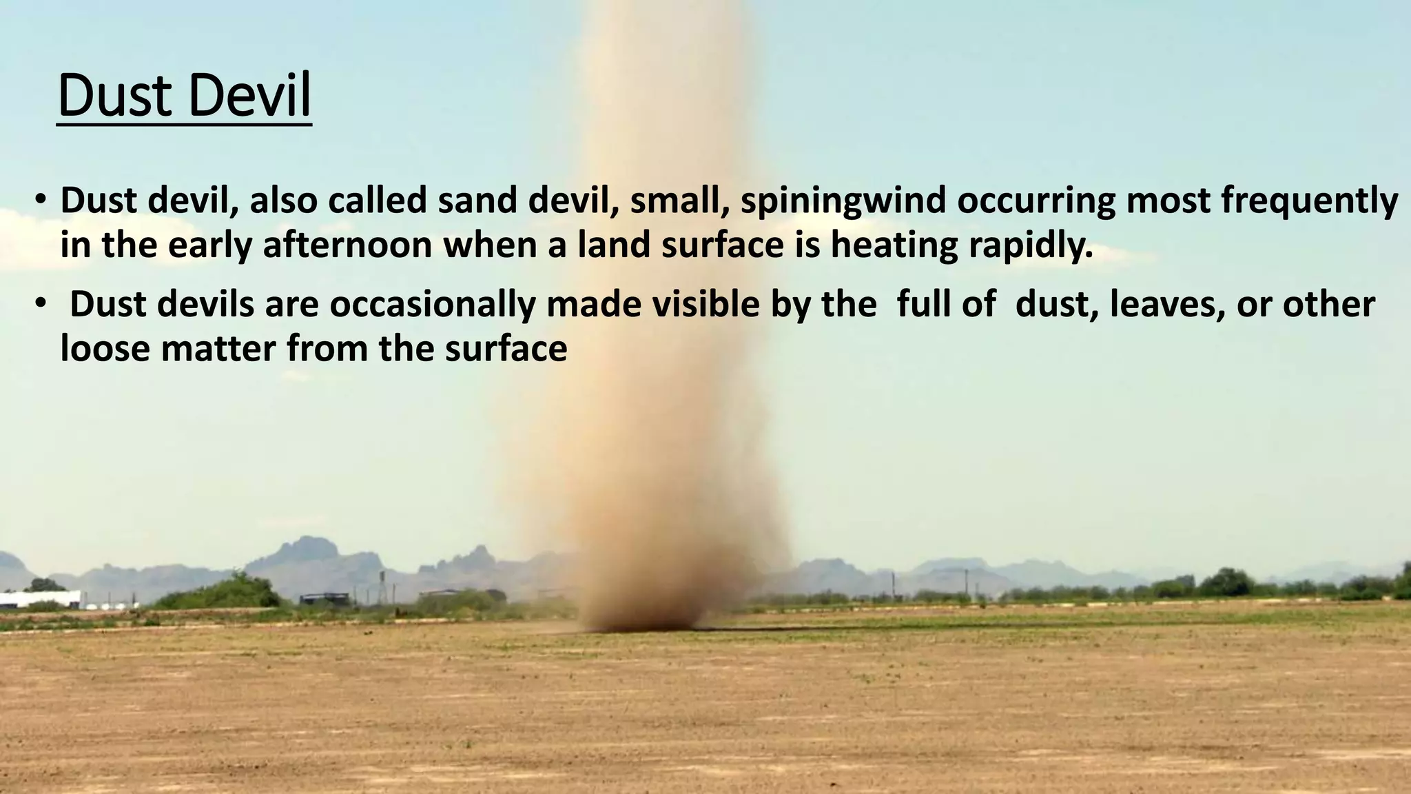 Tornado Presentation , Formation of tornado , Causes , Types ...