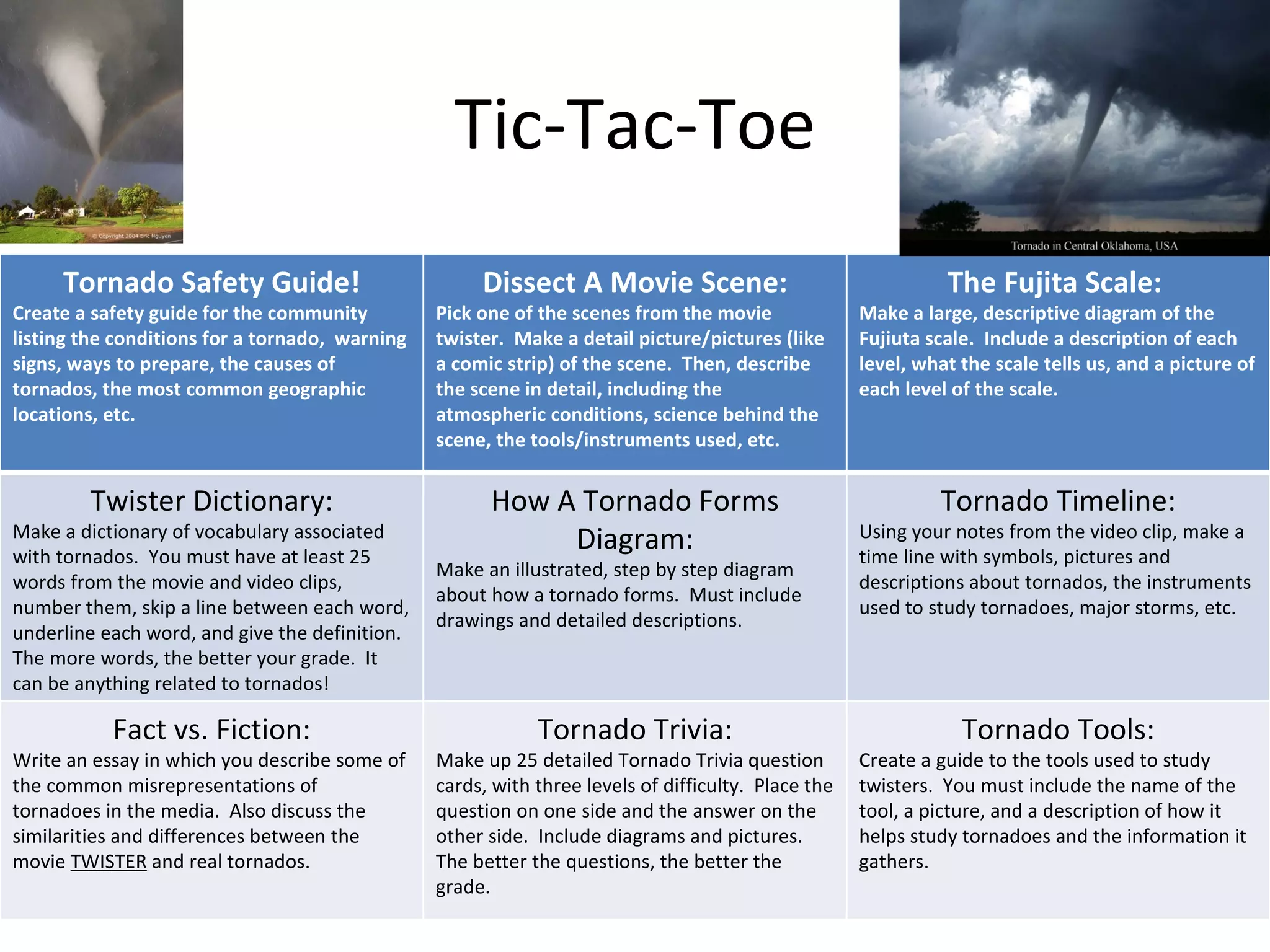 Tornados! Project | PPT