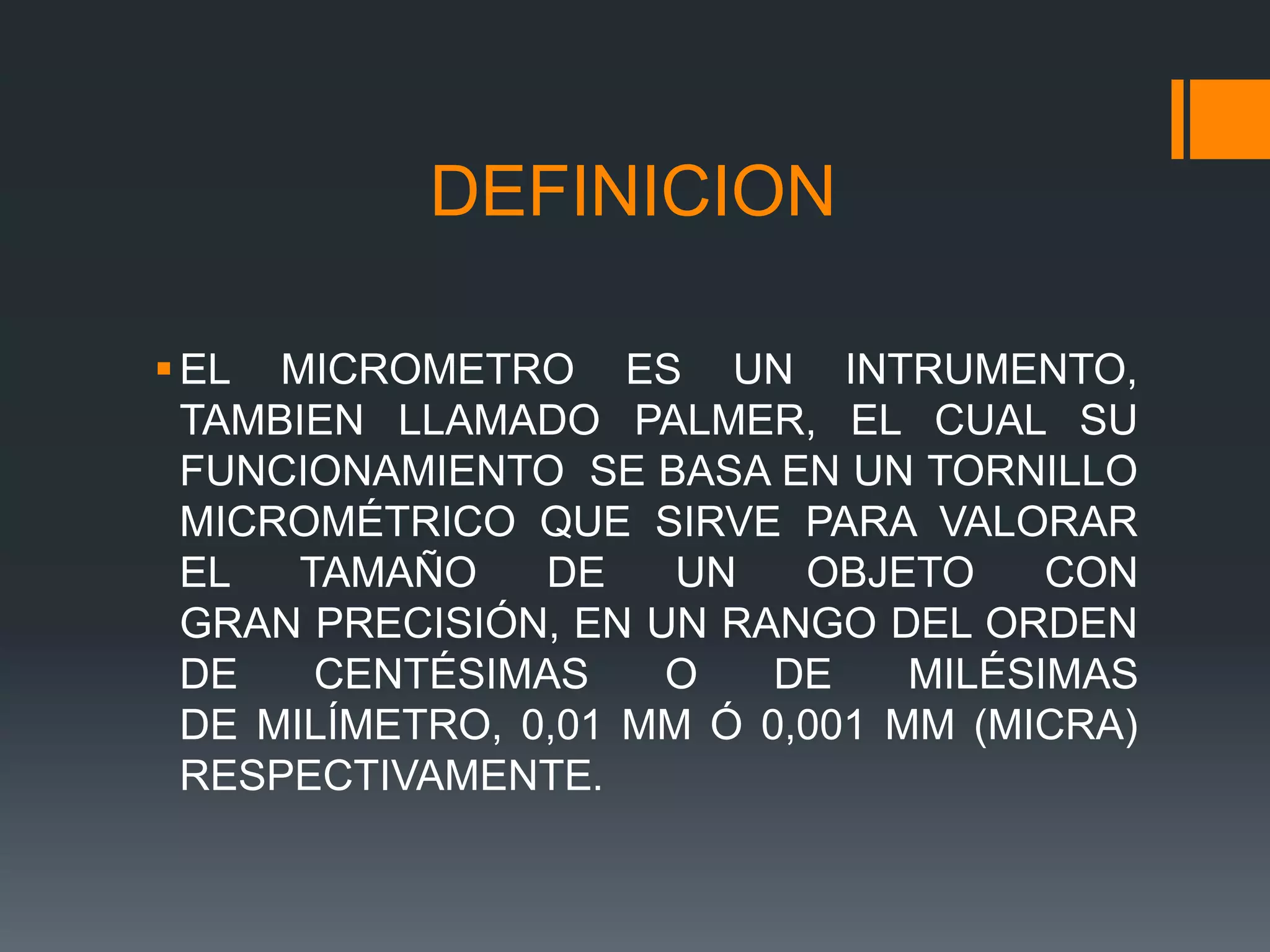 Tornillo Micrometrico-IUTOMS | PPTX