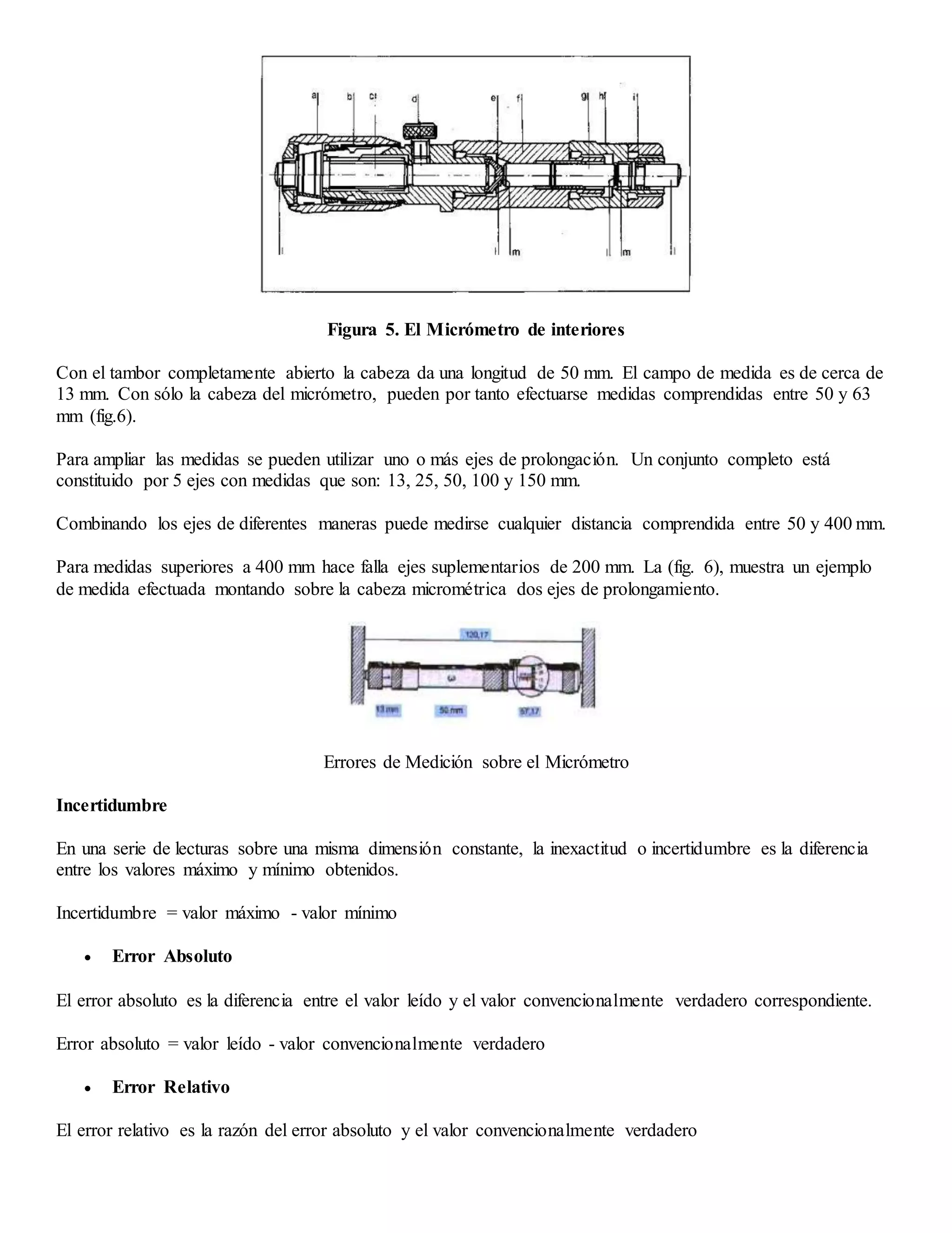 Tornillo micrometrico aparatos de medición | PDF