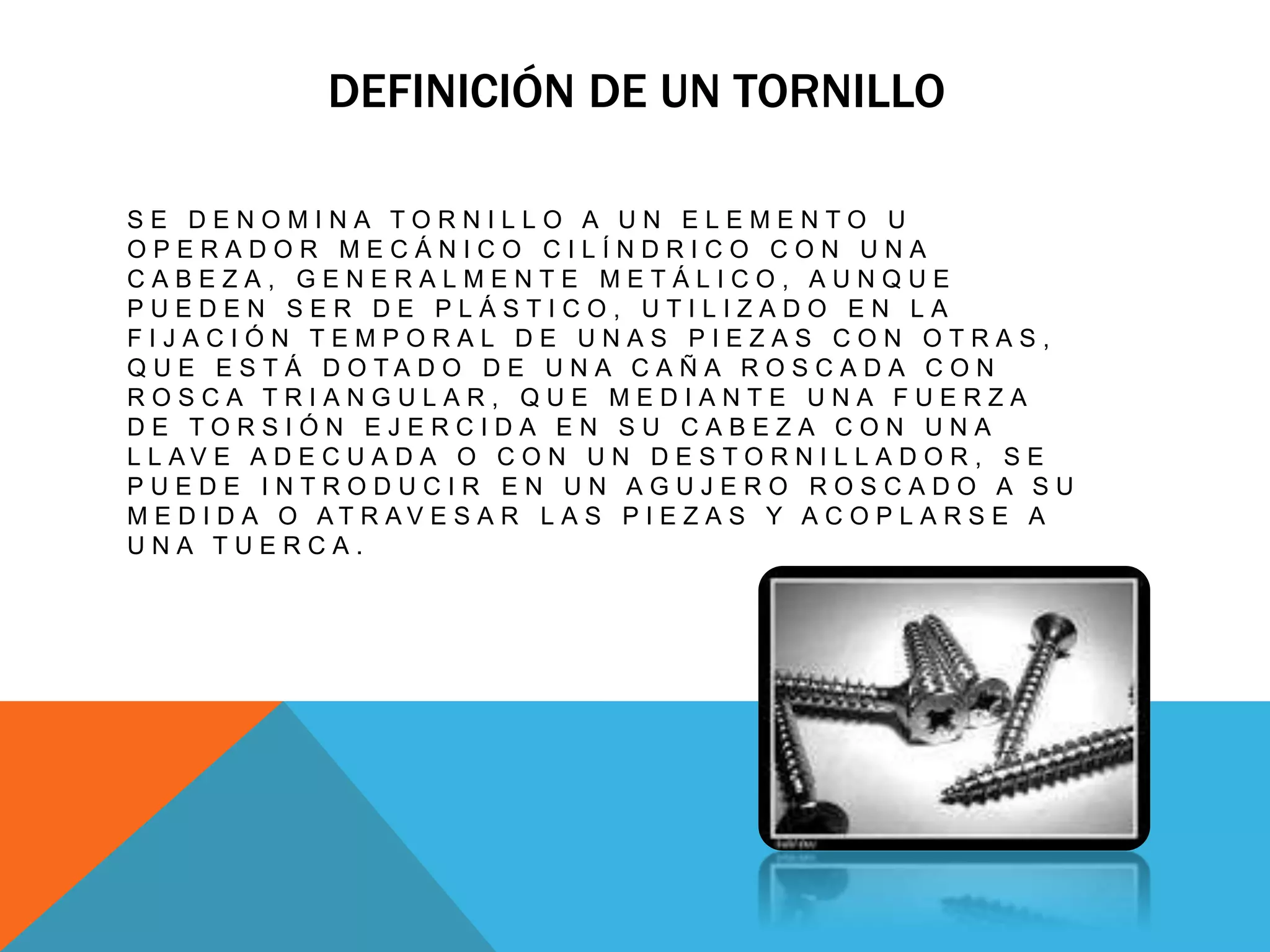 TORNILLOS | PPTX