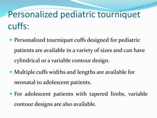 TORNIQUET and its applications over the different parts of body | PPTX