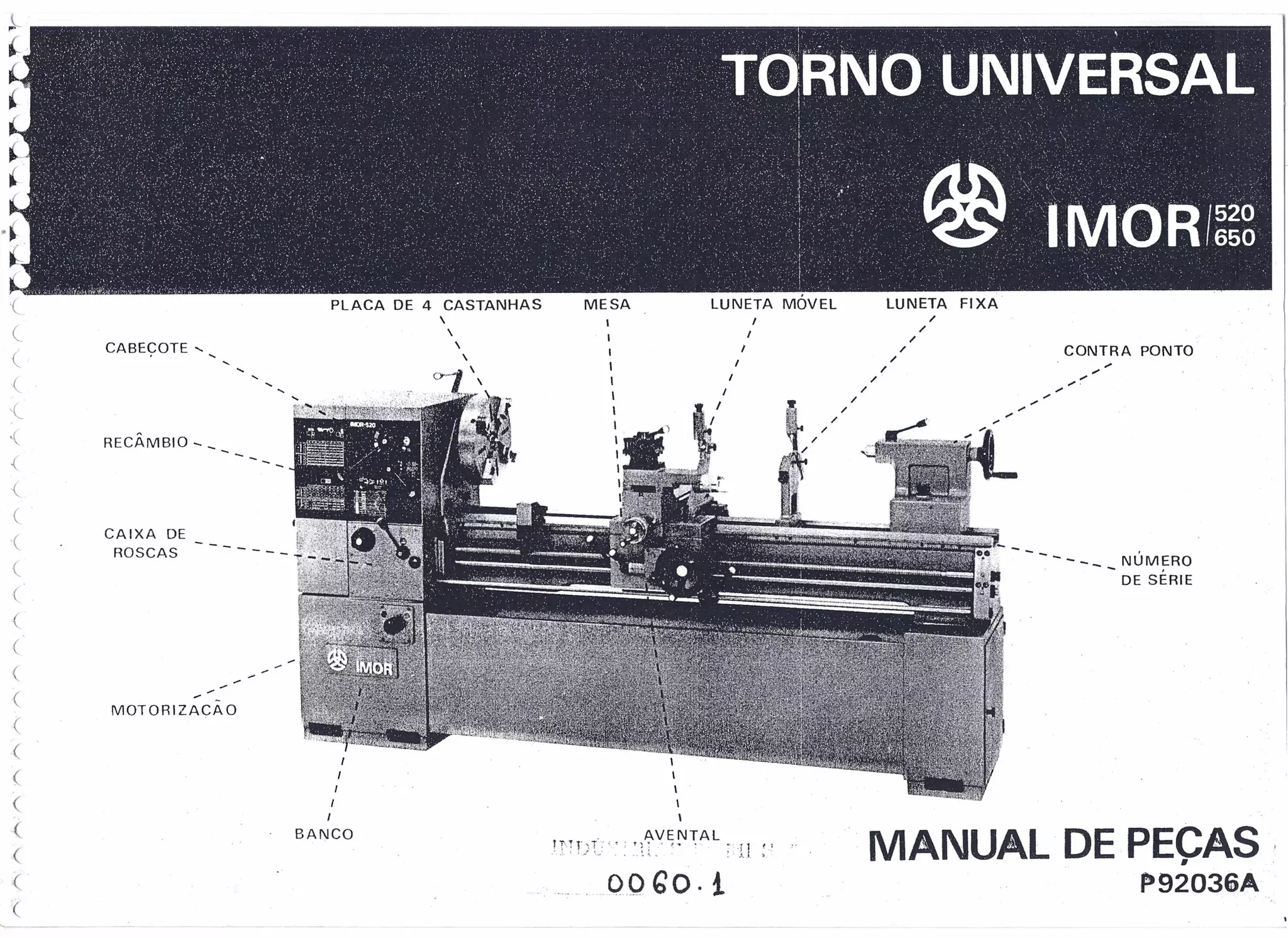 Torno imor 520_650 pecas | PDF