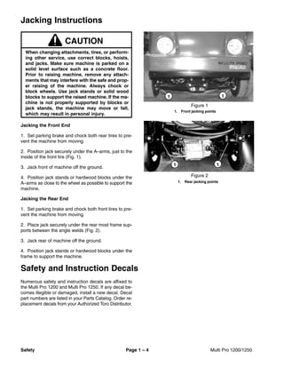 Toro multi pro 1250 sprayer service repair manual | PDF
