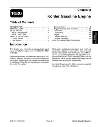 Toro multi pro 1250 sprayer service repair manual | PDF