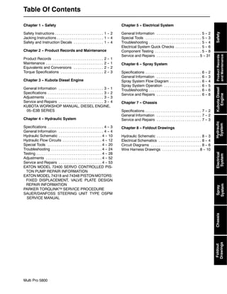 Toro multi pro 5800 sprayer service repair manual | PDF