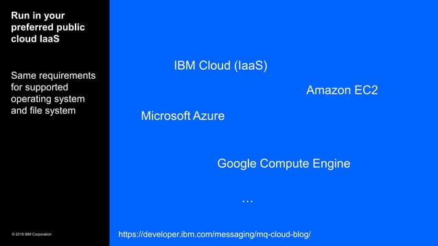IBM MQ on cloud and containers | PPT