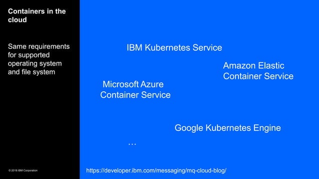 Ibm Mq On Cloud And Containers Ppt