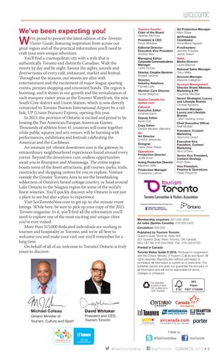 Toronto visitor-guide-2015 | PDF