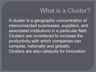 Toronto financial services cluster | PPTX