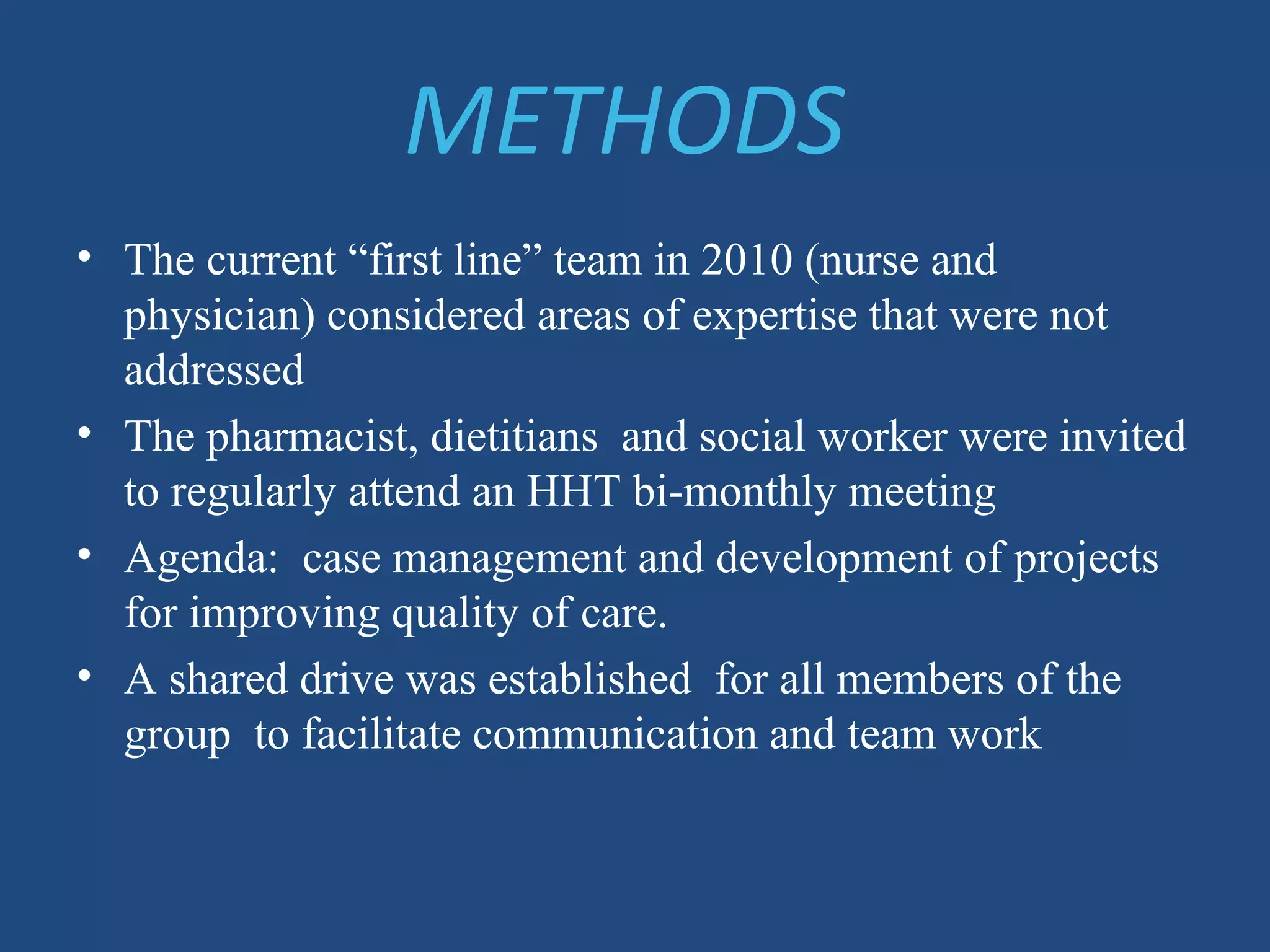 Toronto hht [hereditary hemorrhagic telangiectasia] centre expanding ...