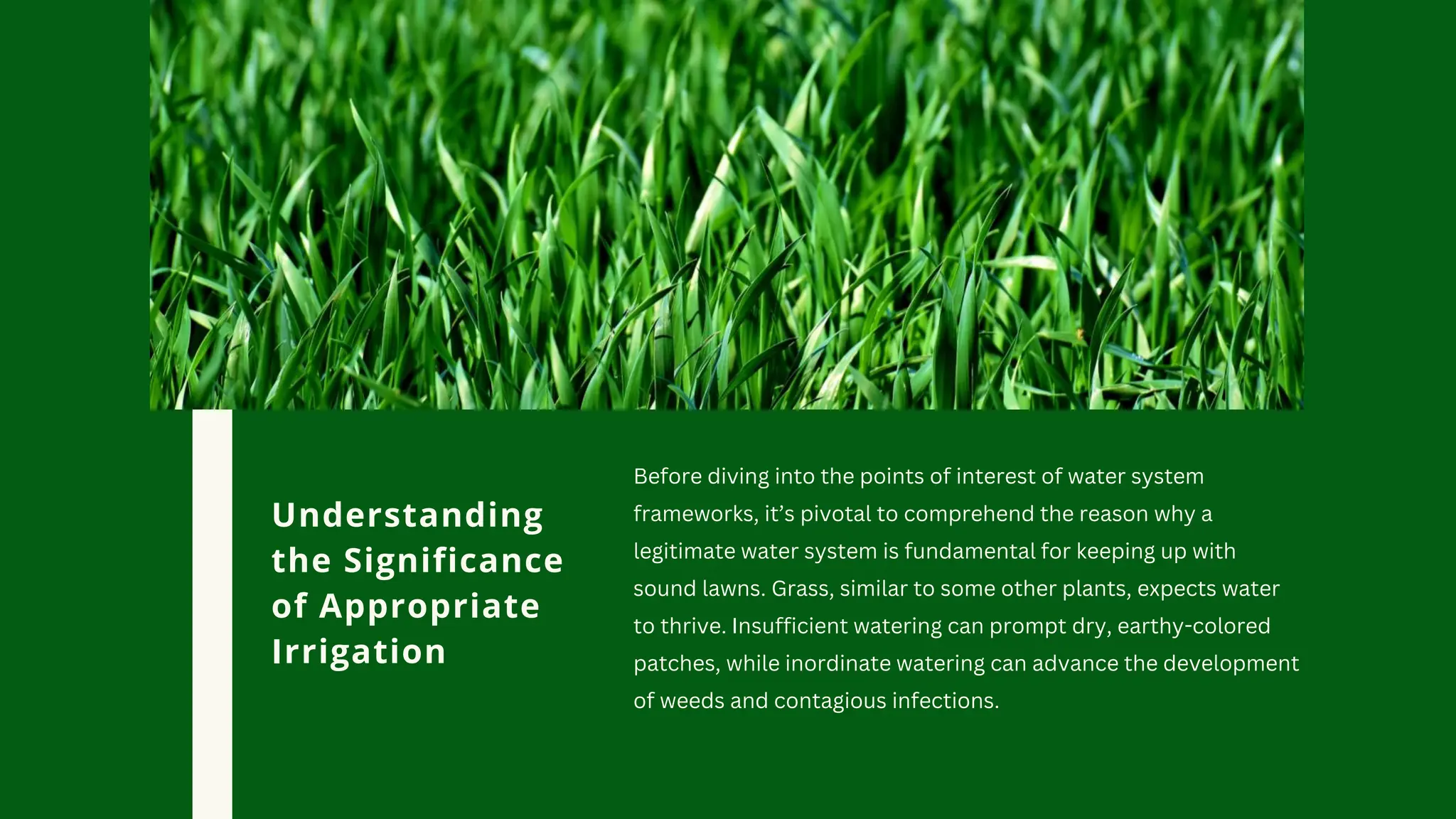 Achieve Lush Green with Hunter Irrigation System Services | PPTX