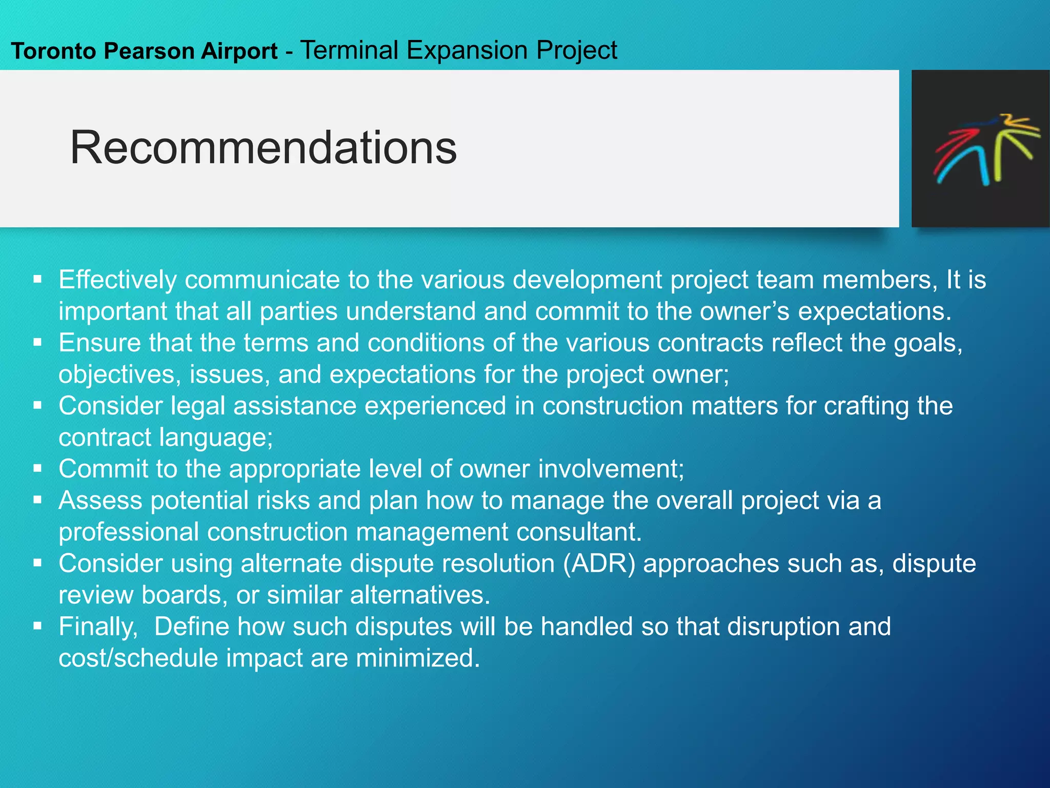 Toronto Pearson Airport - Terminal Expansion Project Presentation ...