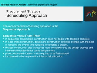 Toronto Pearson Airport - Terminal Expansion Project Presentation | PPTX