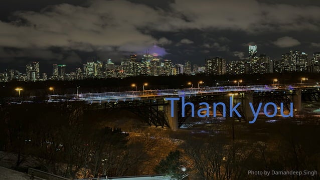 TORONTO PRESENTATION history and future | PPTX