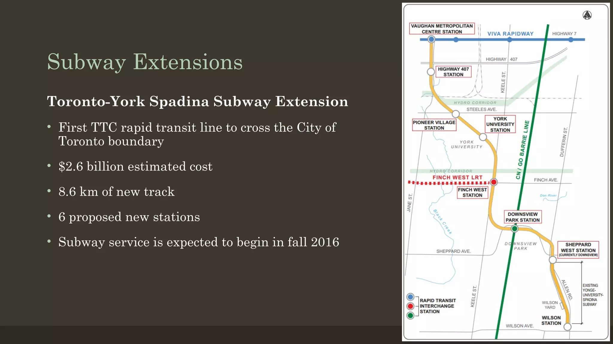 Toronto’s Transit Future - Toastmasters 2014 | PPT