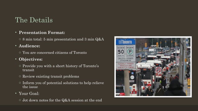 Toronto’s Transit Future - Toastmasters 2014 | PPT