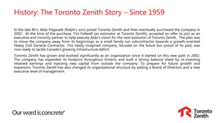 Toronto Zenith History and Brand | PPT